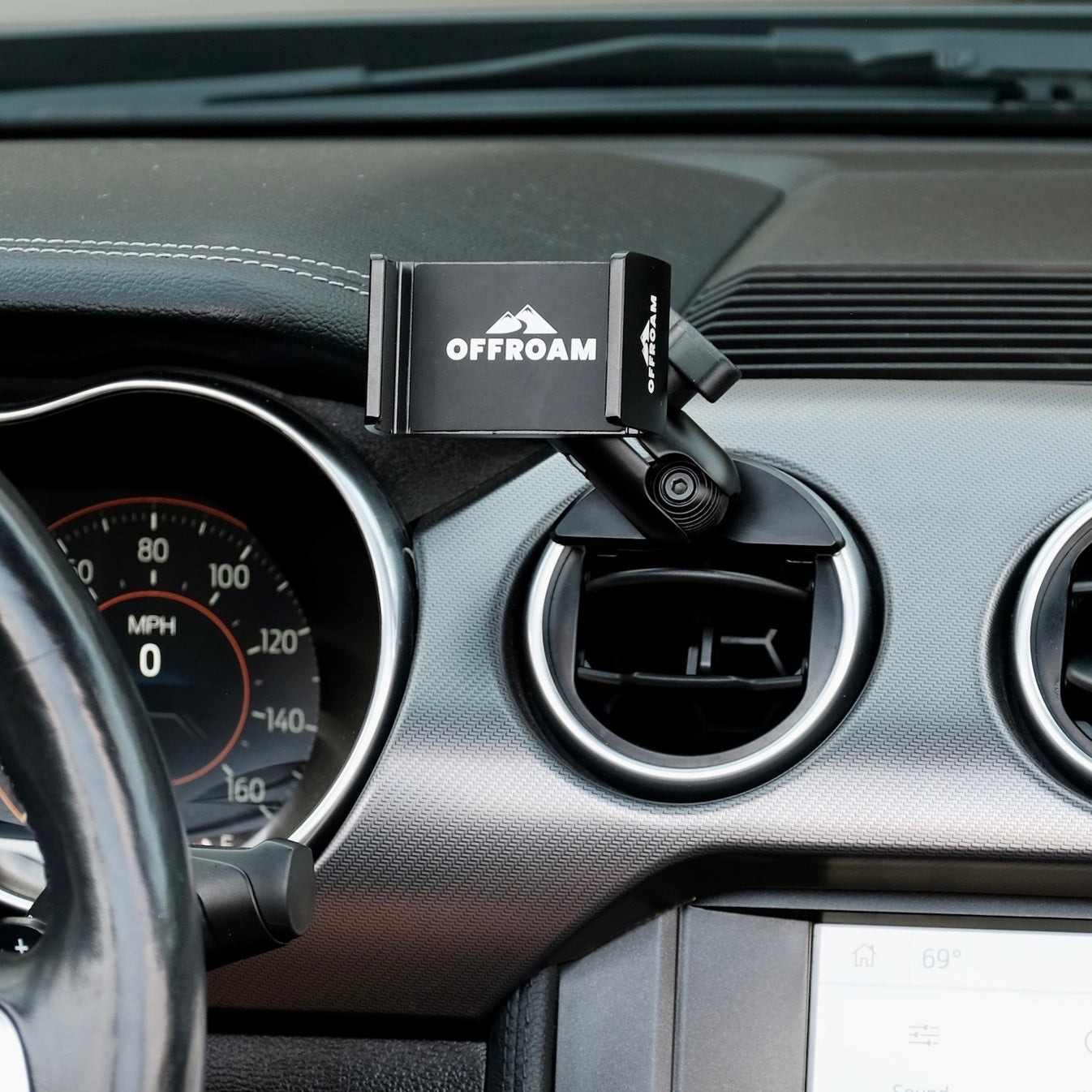 2015-2023 Ford Mustang Phone Mount Track-rated – OFFROAM
